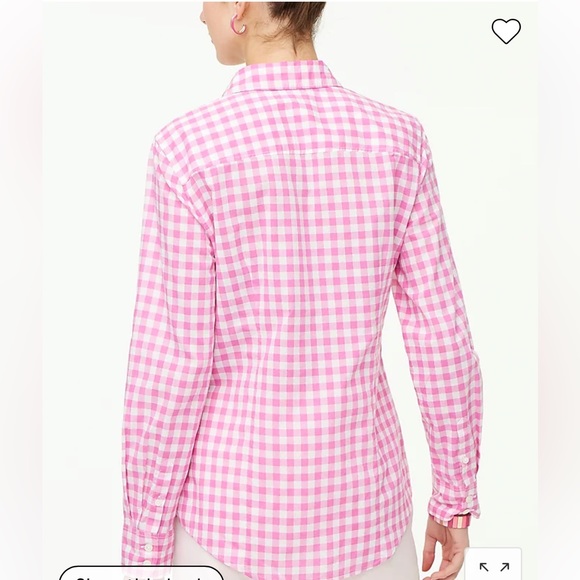 J. Crew | Tops | Jcrew Gingham Lightweight Cotton Shirt In Signature ...